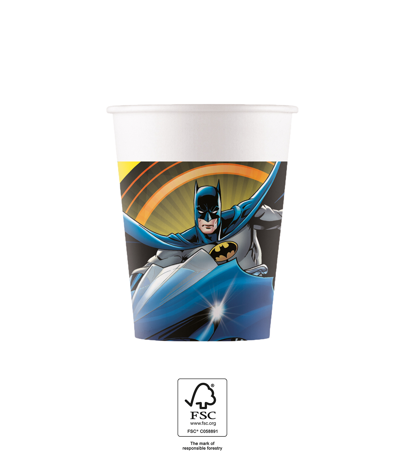 Batman Paper Cups 200 ml. FSC| PROCOS