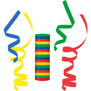 Streamers (4 Colours mixed: Blue, Yellow, Green, Red)| PROCOS